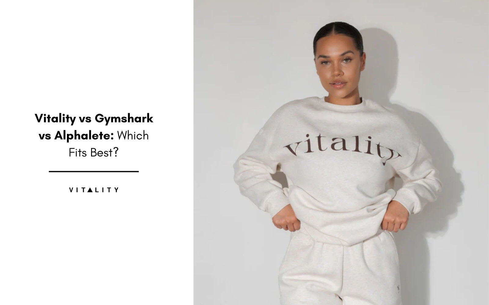 Vitality vs Gymshark vs Alphalete | Activewear Fit Comparison 2026