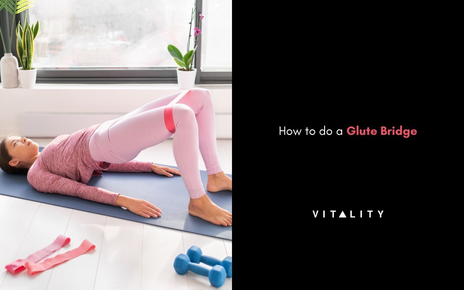How to Do a Glute Bridge (Form, Cues, Variations) – Vitality Athletic ...